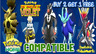 Shiny Locked Pokémon New Releases Legendary Mythical Indigo Disk Teal ...