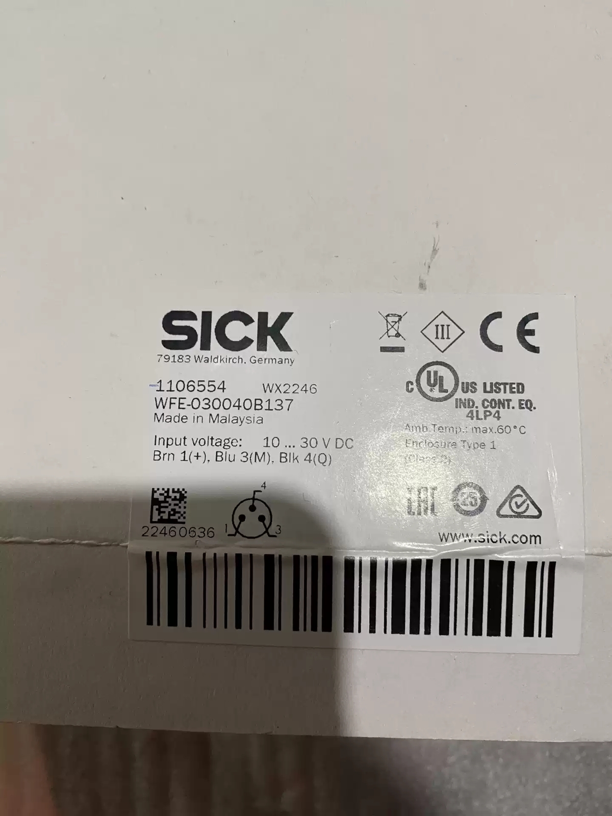 1pcs SICK WFE-030040B137 1106554 | eBay