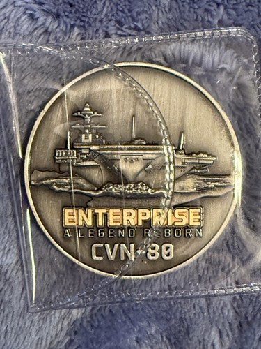CVN 80 USS ENTERPRISE & CVN 81 USS DORIS MILLER CHALLENGE COIN | eBay