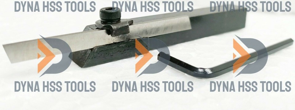 Mini Lathe Parting Cut Off Tool Holder 10mm Shank +2x HSS Bit UNIMAT ...