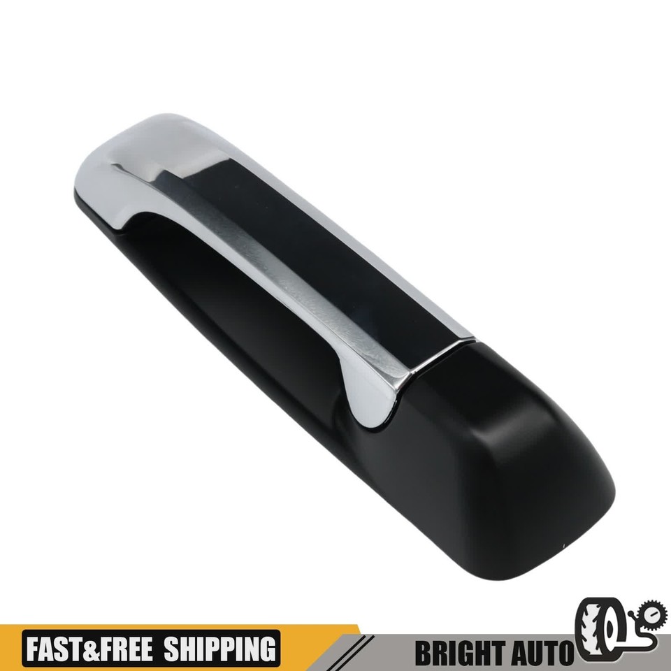 Chrome&Black Exterior Outside Door Handle Driver Side Rear Left Fit ...