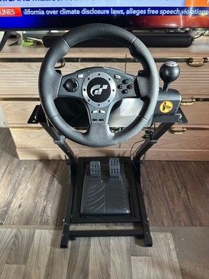 logitech steering wheel, stand and chair complete setup | eBay