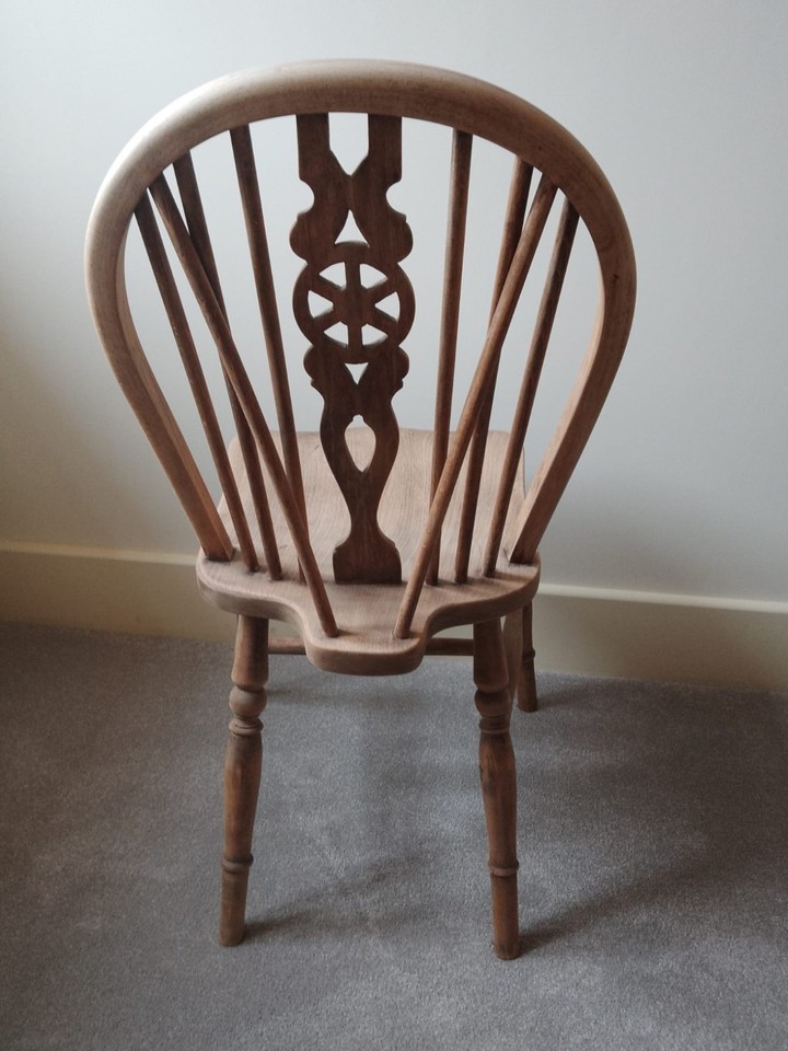 Vintage Fiddle Back Chair | eBay UK