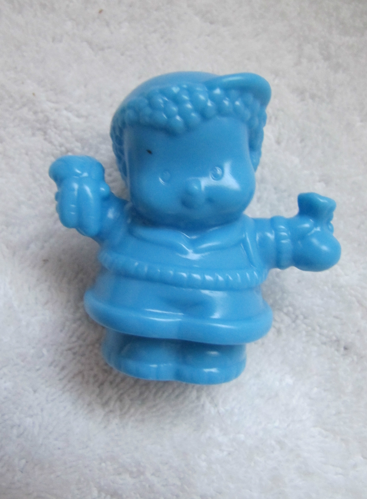 New! Fisher Price Little People Michael African American Boy Solid Blue ...