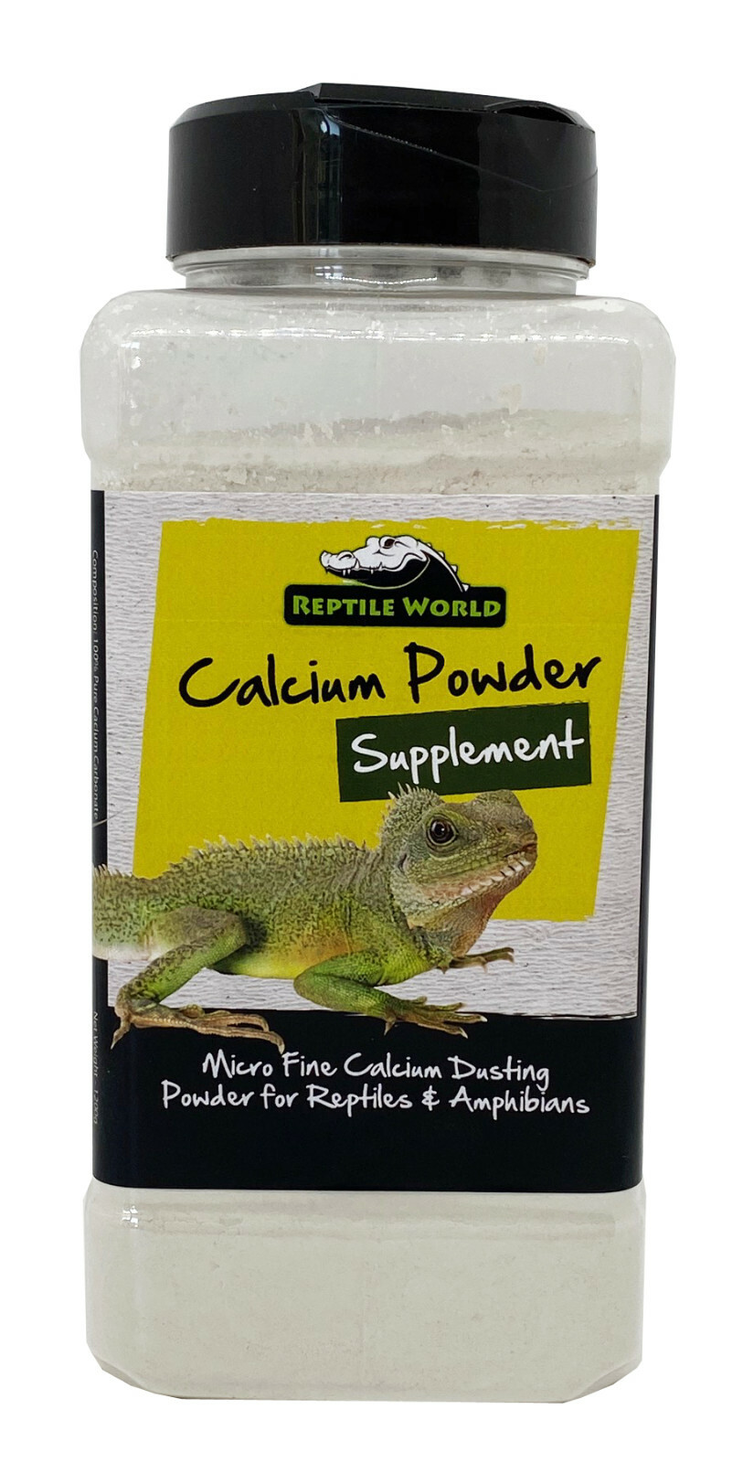 Reptile World Calcium Dusting Powder - Tortoise, Bearded Dragon, Shaker ...