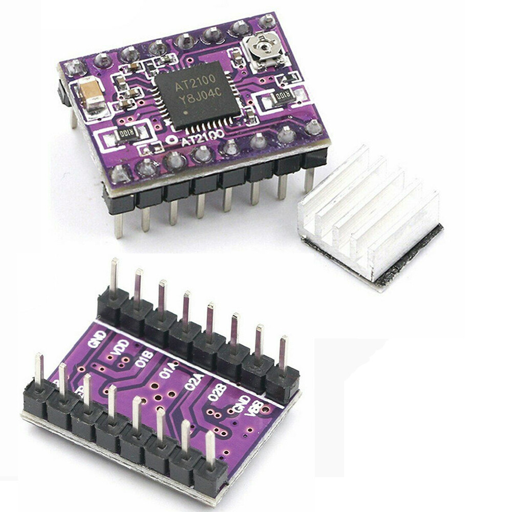 1PCS AT2100 TMC2100 2208 Step stick Motor Drive Heat Sink 3D Print NEW ...