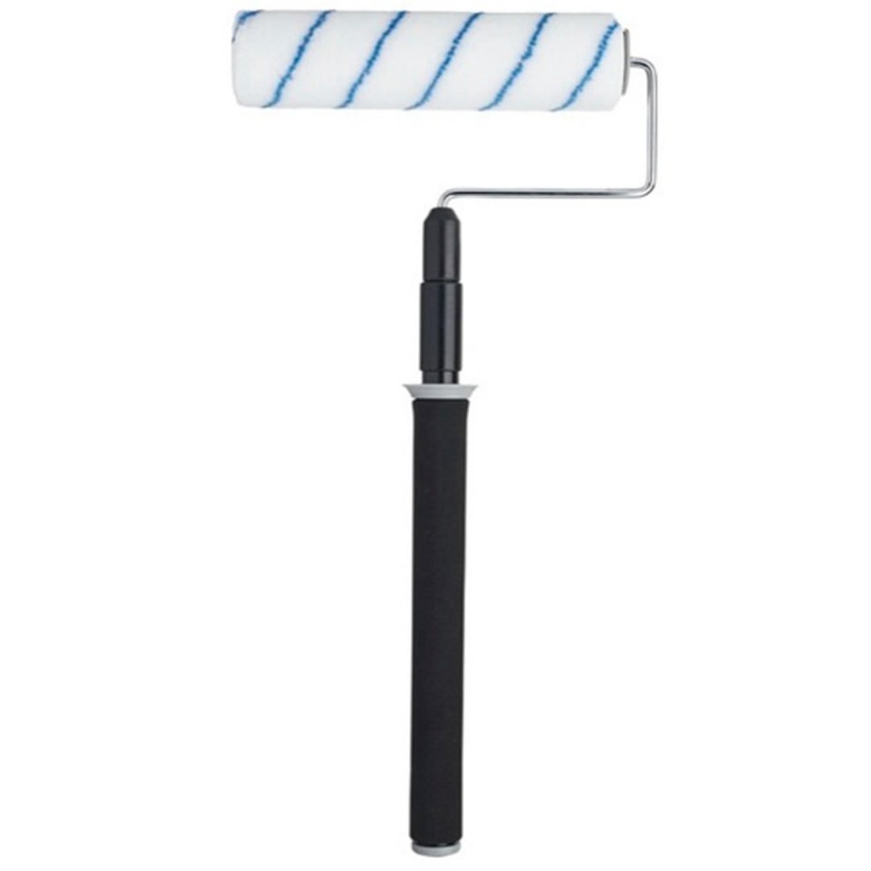Harris 9" Telescopic Frame Sleeve Paint Roller Extending Pole & Skuttle ...