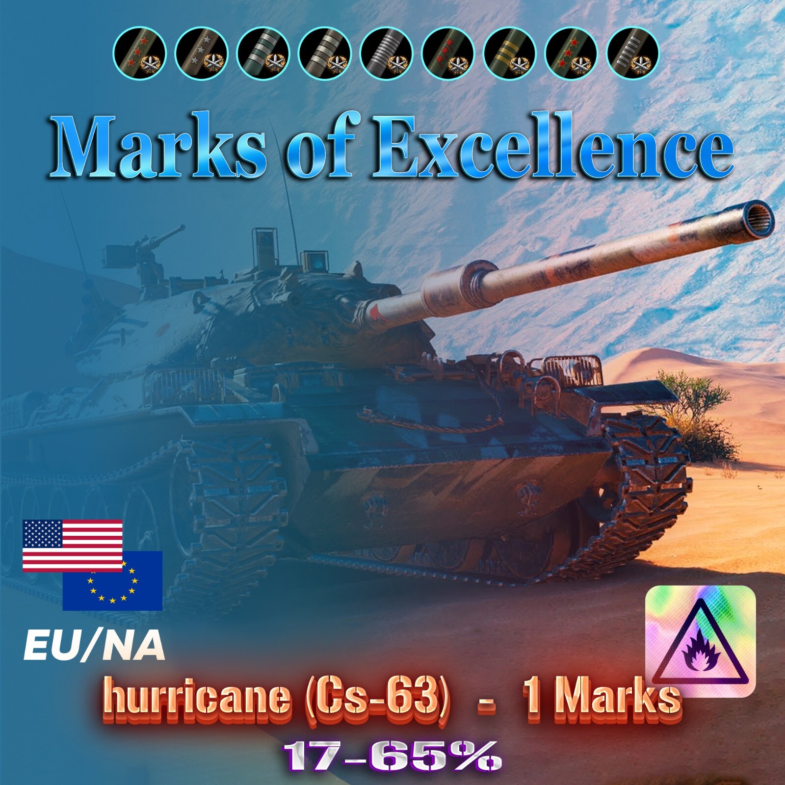 World of tanks / 1 Marks Hurricane (Cs63) | Wn8 5000+ | 25h | eBay