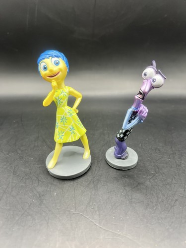 Disney Pixar Inside Out PVC Joy and Fear Figures Lot of 2 | eBay