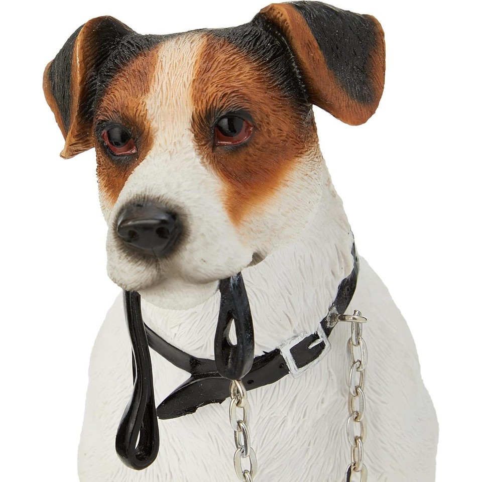 Jack Russell Dog Ornament Lesser & Pavey Sitting Walkies Design - Pet ...