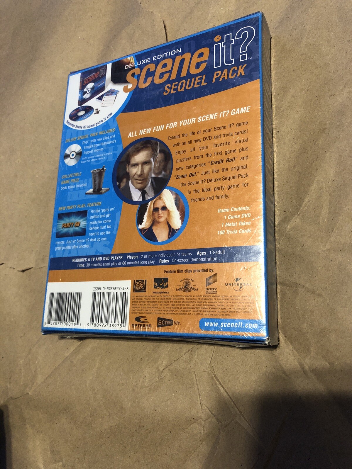 Scene It? Deluxe Edition Sequel Pack Movie Edition #1 NEW Sealed DVD ...