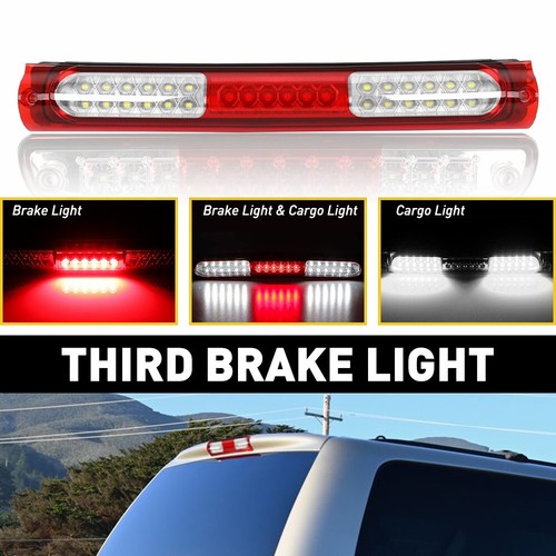 LED THIRD 3RD TAIL BRAKE LIGHT LAMP RED LENS FOR 1997-1999 Ford F-250 ...