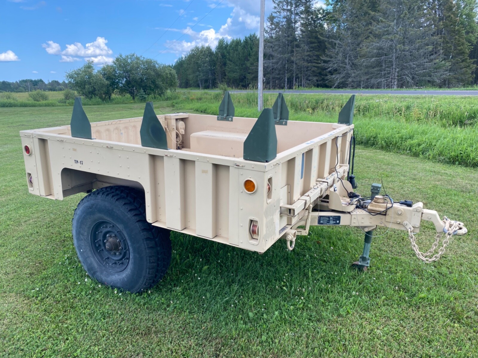 2010 Military Surplus Silver Eagle M1101 Aluminum Cargo Trailer | eBay