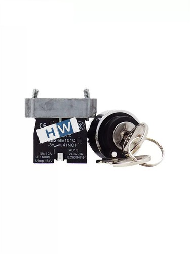 2/Piece NEW Key Selection Switch XB2-BG23C XB2BG23C 2NO 2-gear Self ...
