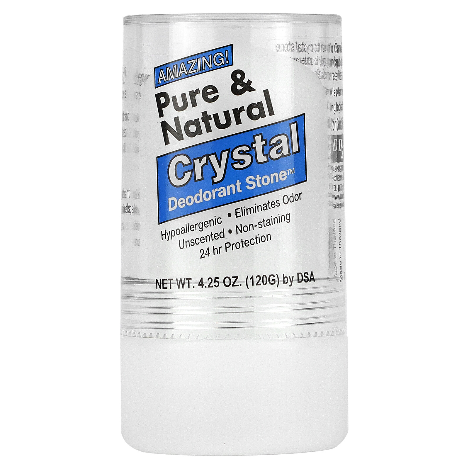 Pure & Natural, Crystal Deodorant Stone, 4.25 oz (120 g) | eBay