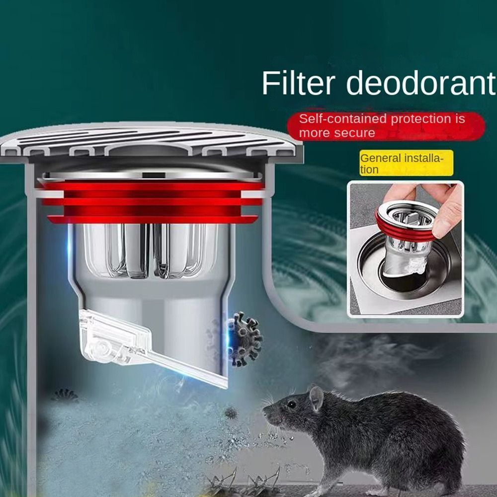 Seal Sewer Insect Prevention Drain Cover Floor Drain One Way Valve Anti ...