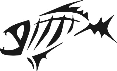 Custom Bone Fish Vinyl Decal Sticker: Cars, Boats, Truck, Fishing ...