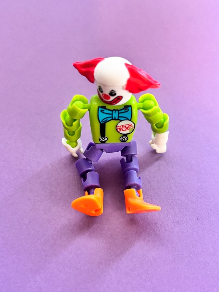 2" Miniature Hard Plastic Articulated Clown NITRO CIRCUS Blake "Bilko ...