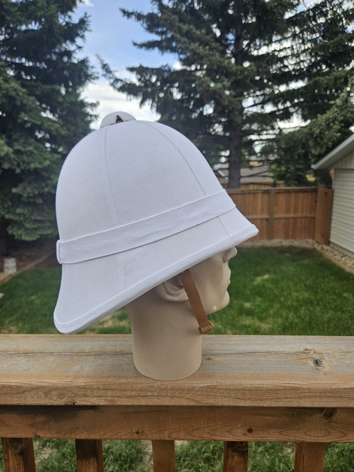 NEW Pith Helmet British Foreign Service 1871-1901 White Other Ranks | eBay