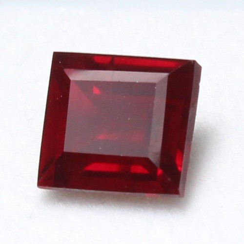 Natural Certified Madagascar Deep Red Ruby 6x6 mm Square Cut Unheated ...