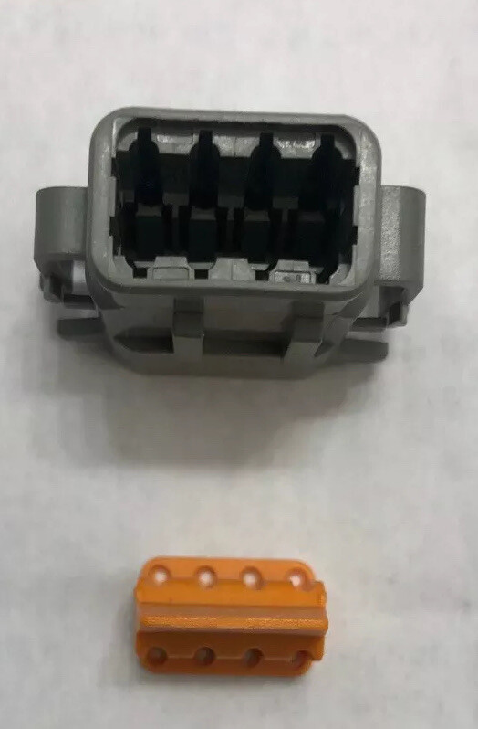 DEUTSCH DTM06-08S 8pin connector with wedgelock WM-8S. Qty 5. | eBay