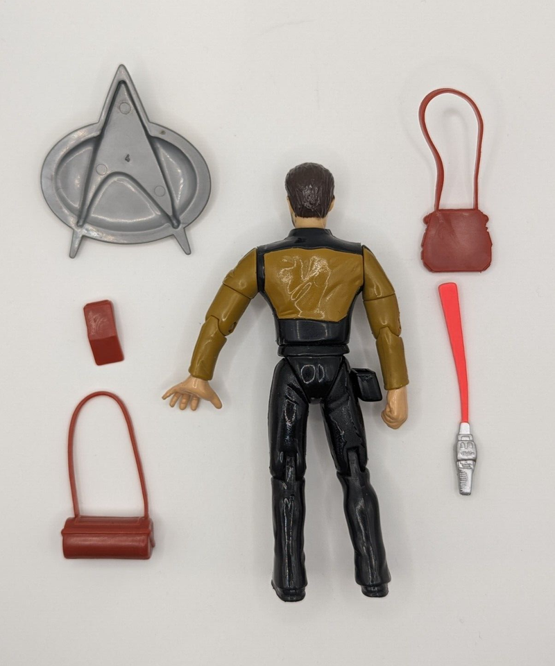 Thomas Riker - Transporter Clone Red Accs. Star Trek Next Gen Playmates ...