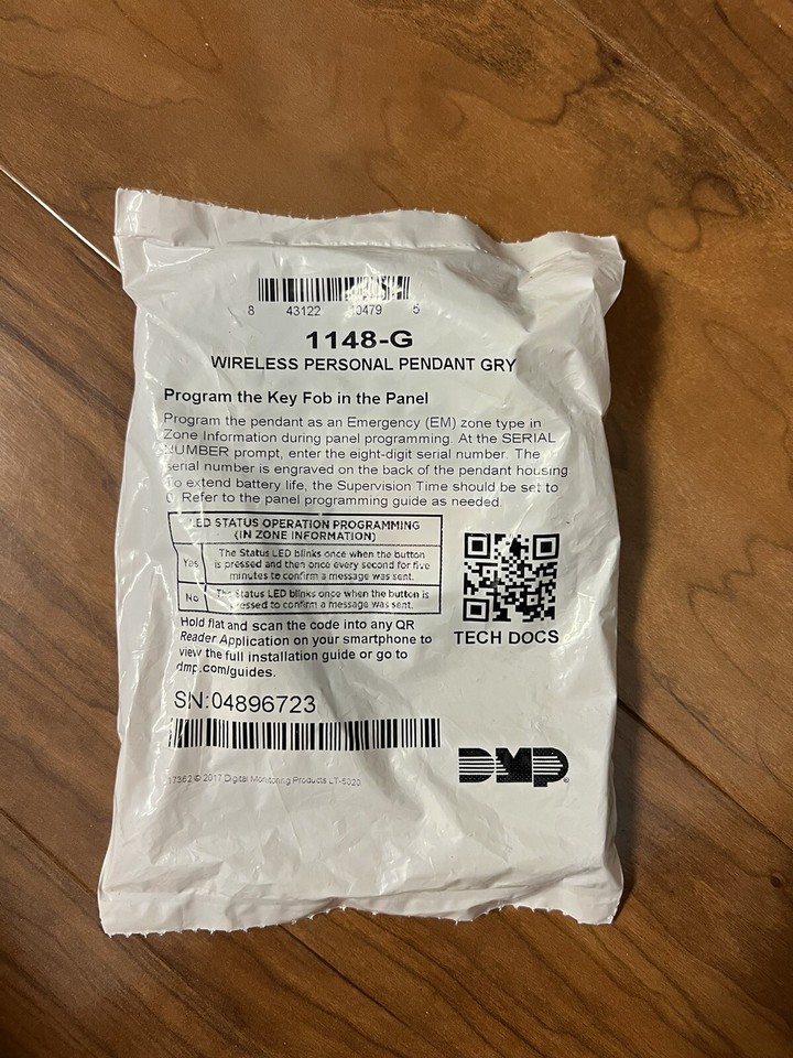 1148-g Wireless Personal Pendant Gry DMP | eBay
