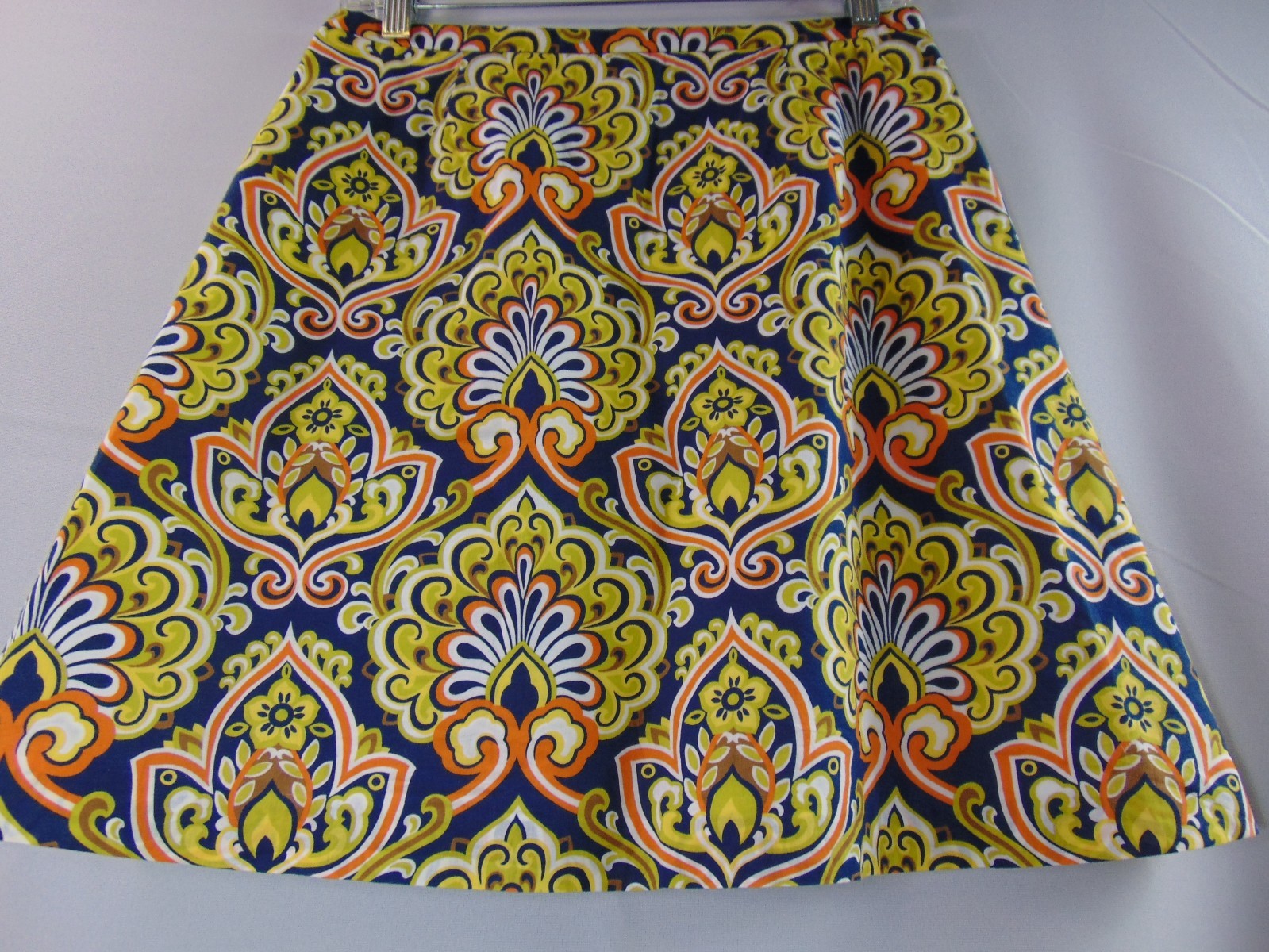 J Crew Women's Size 2 Print Pattern Casual Skirt W/ Lining Side Zip ...