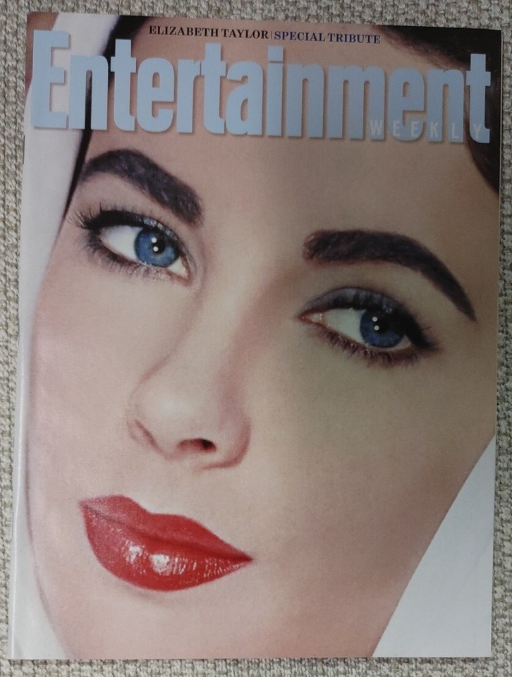 Liz Taylor Magazines 2011 Entertainment Weekly Tribute + Feb 1955 ...