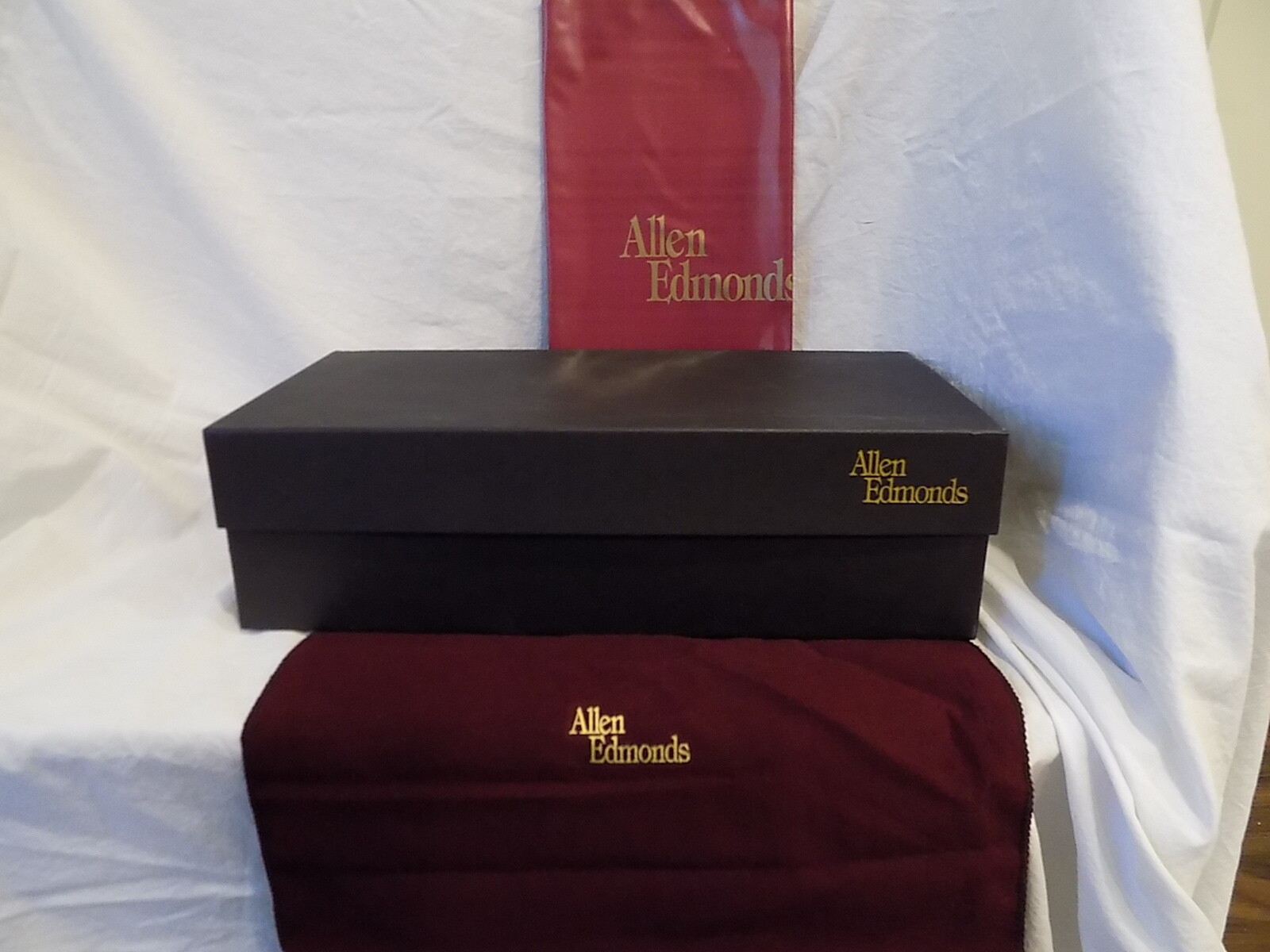 ALLEN EDMONDS Stoughton Brown Leather Loafer W/Box Men 9D (226) | eBay