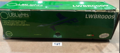 UBLights LWBR0009 (2) Upper Windshield Mounts Only for Jeep Wrangler ...