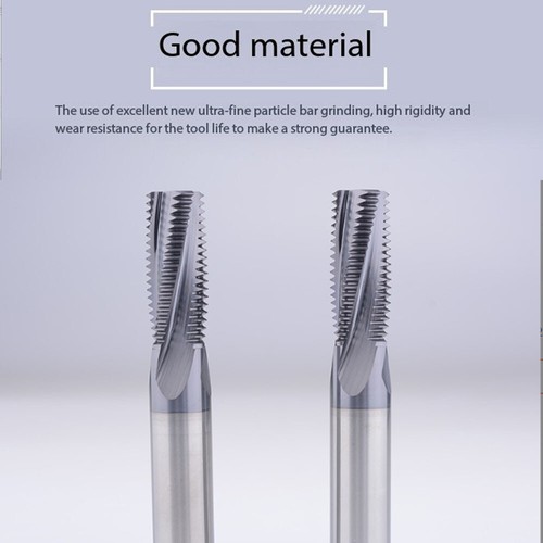 9/16"-18 UNF CARBIDE THREAD MILL - TiALN COATED FULL-THREAD -MILLING ...