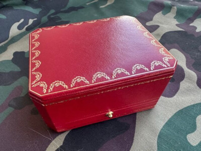 CARTIER Boîte Écrin Rouge Vide Box Red pour Bijoux ⇒ Cartier Joaillerie ...