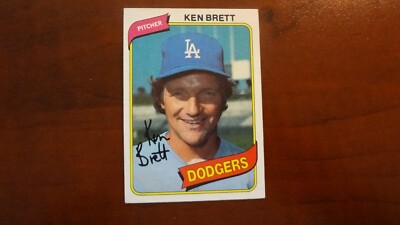 1980 TOPPS # 521 KEN BRETT BASEBALL CARD | eBay