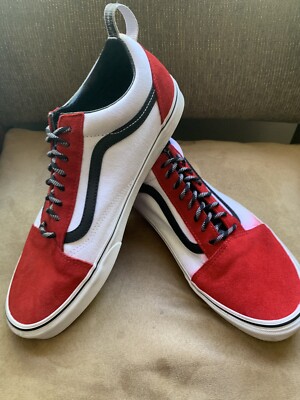 VANS Old Skool 500714 Red/Black/White, mens 11D | eBay