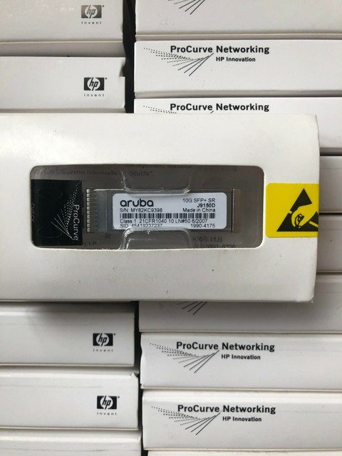 HP Aruba 10G SFP+ LC SR 300m MMF Transceiver - J9150D for sale online ...