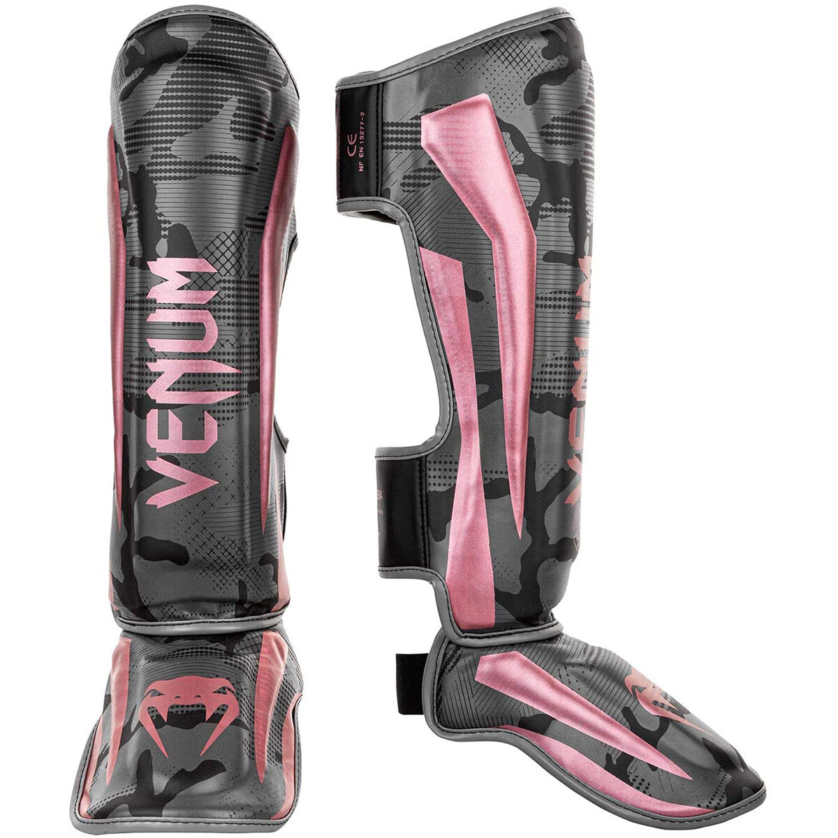 Venum Elite Protective MMA Shin Instep Guards - Black/Pink/Gold | eBay