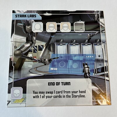 Marvel United Location Card: STARK LABS | eBay