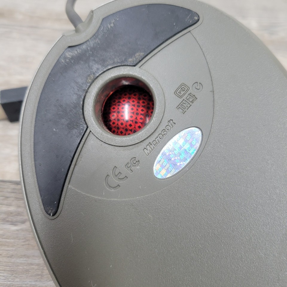 Microsoft Trackball Explorer 1.0 Mouse PS2/USB Compatible Tested ...