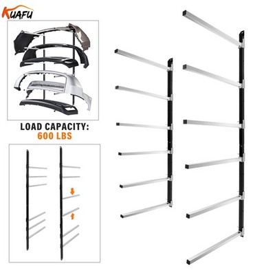 Adjustable Auto Body Paint Stand Wall Mount Bumper Storage Rack For 6 ...