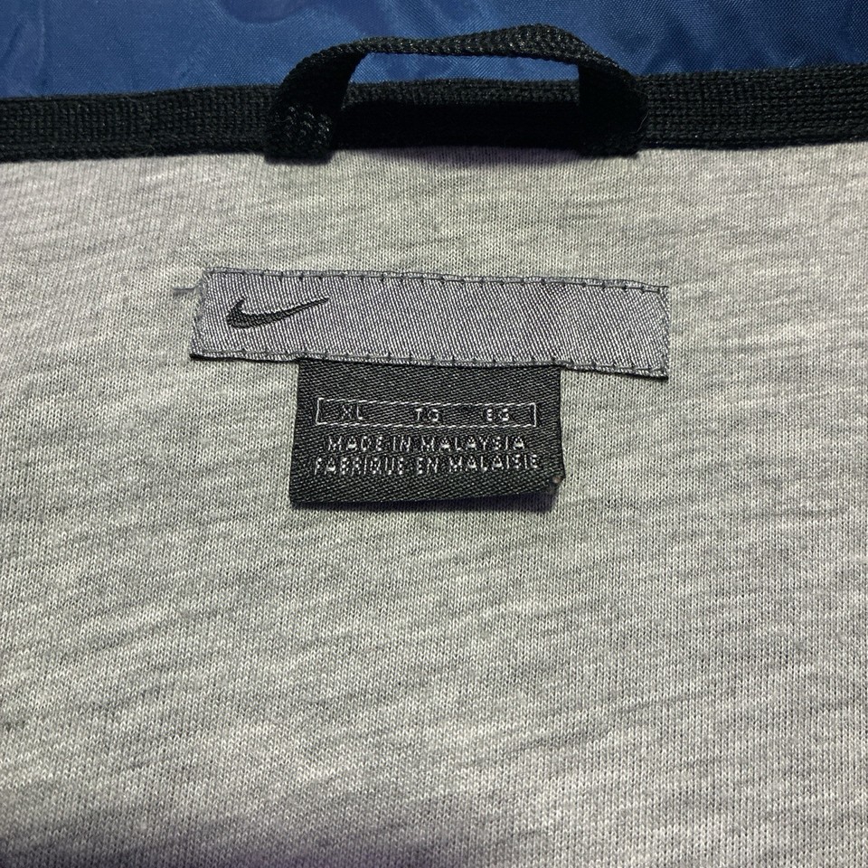Vintage Y2K NIKE Silver Tag Blue Striped Windbreaker Jacket No flaws ...