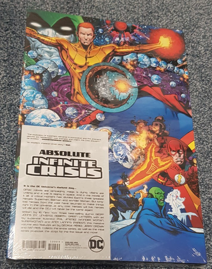 ABSOLUTE INFINITE CRISIS - HARDBACK - FIRST PRINTING 2016 - BRAND NEW ...
