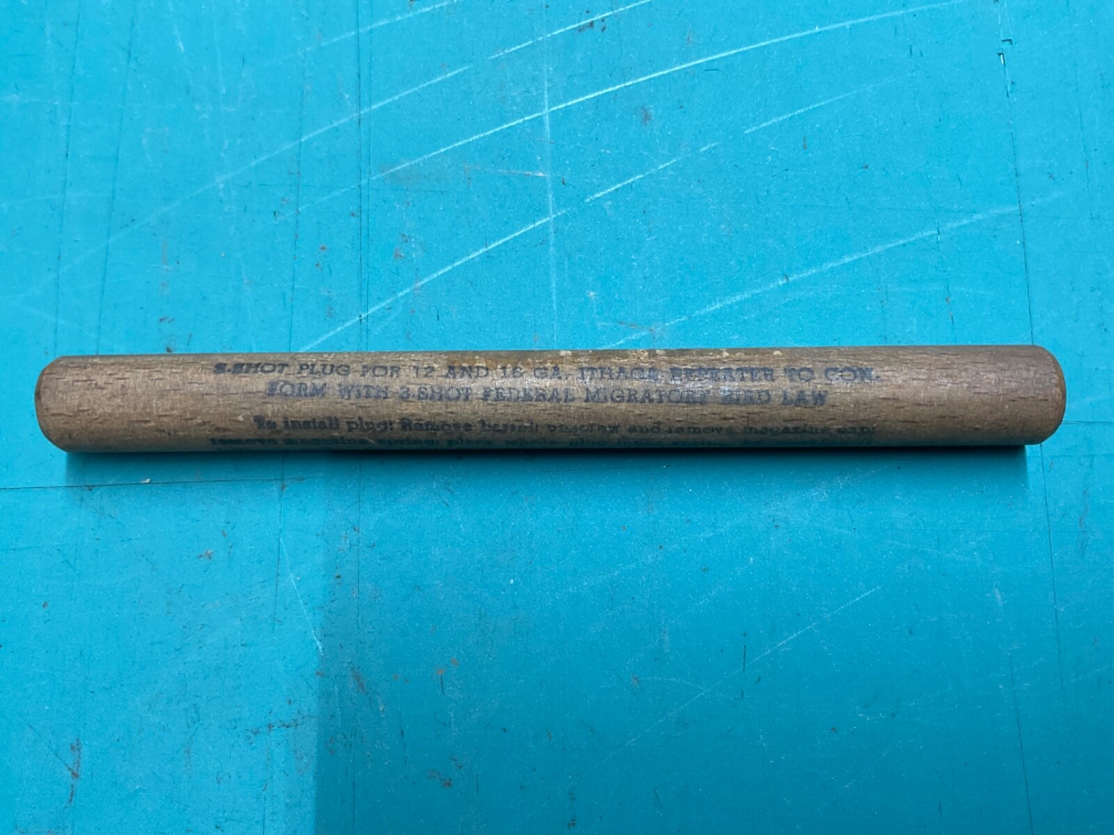 Vtg Original Ithaca Repeater Shotgun 12ga 16ga Magazine Tube Plug 3 ...