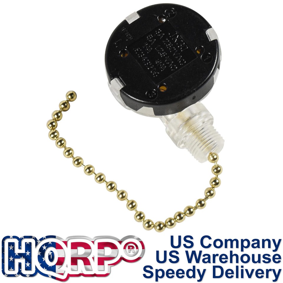 HQRP Ceiling Fan 3-Speed Control Switch with Pull Chain for Hunter ...