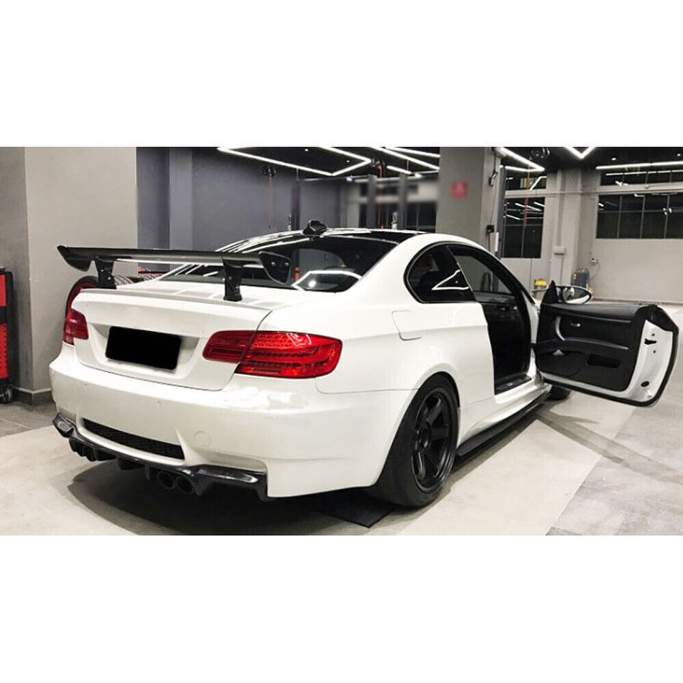 Carbon Fiber Rear Spoiler Lip Wing For BMW 1M M3 E82 E87 E90 E92 E93 ...