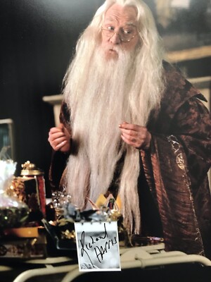 richard harris harry potter 16 x 12 signed card very rare | eBay UK