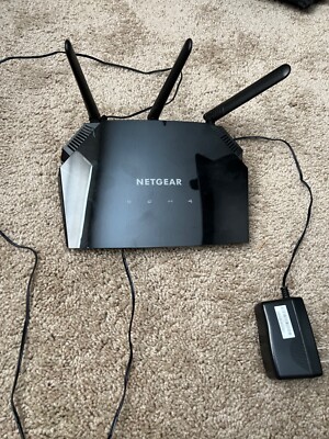 Netgear AC1750 Smart WiFi Router - 802.11 AC Dual Band Gigabit - Black ...