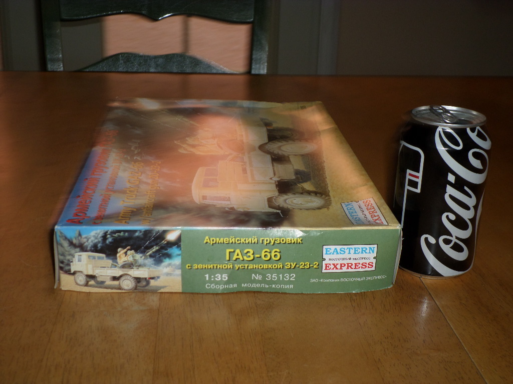 IRAQ WAR- ARMY TRUCK GAZ-66 w/ ANTIAIRCRAFT GUN ZU-23-2, Plastic Model ...