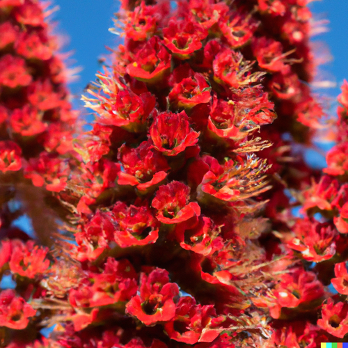 50 Tower of Jewels Red Bugloss Seeds (Echium Wildpretti) Tropical Deer ...