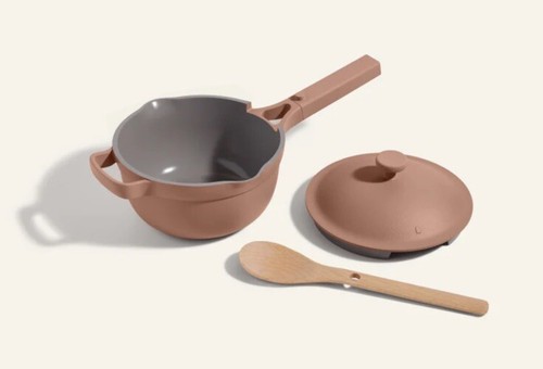 Our Place Mini Perfect Pot 2.0- 8.5” w Beechwood Spoon SPICE Rose ...